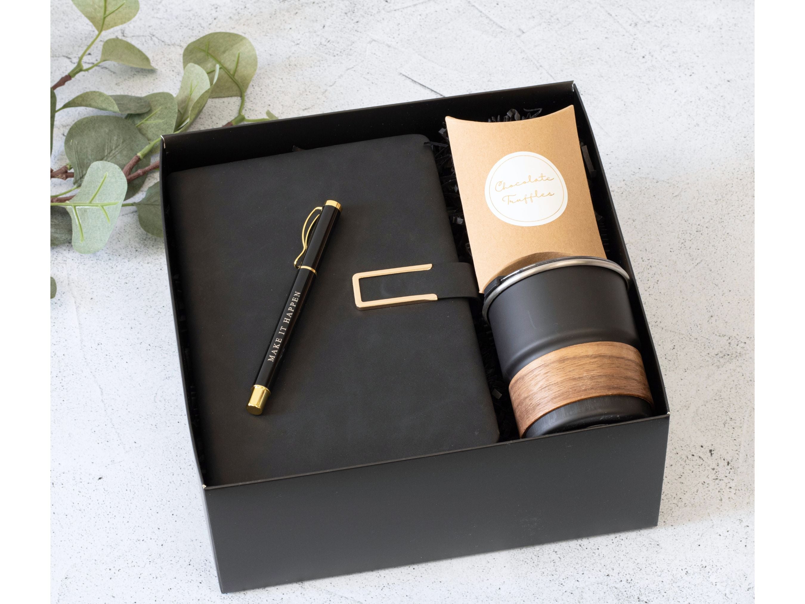 Desktop Essentials Gift Box – Modern Gift with Chocolate & Style – J&F ...