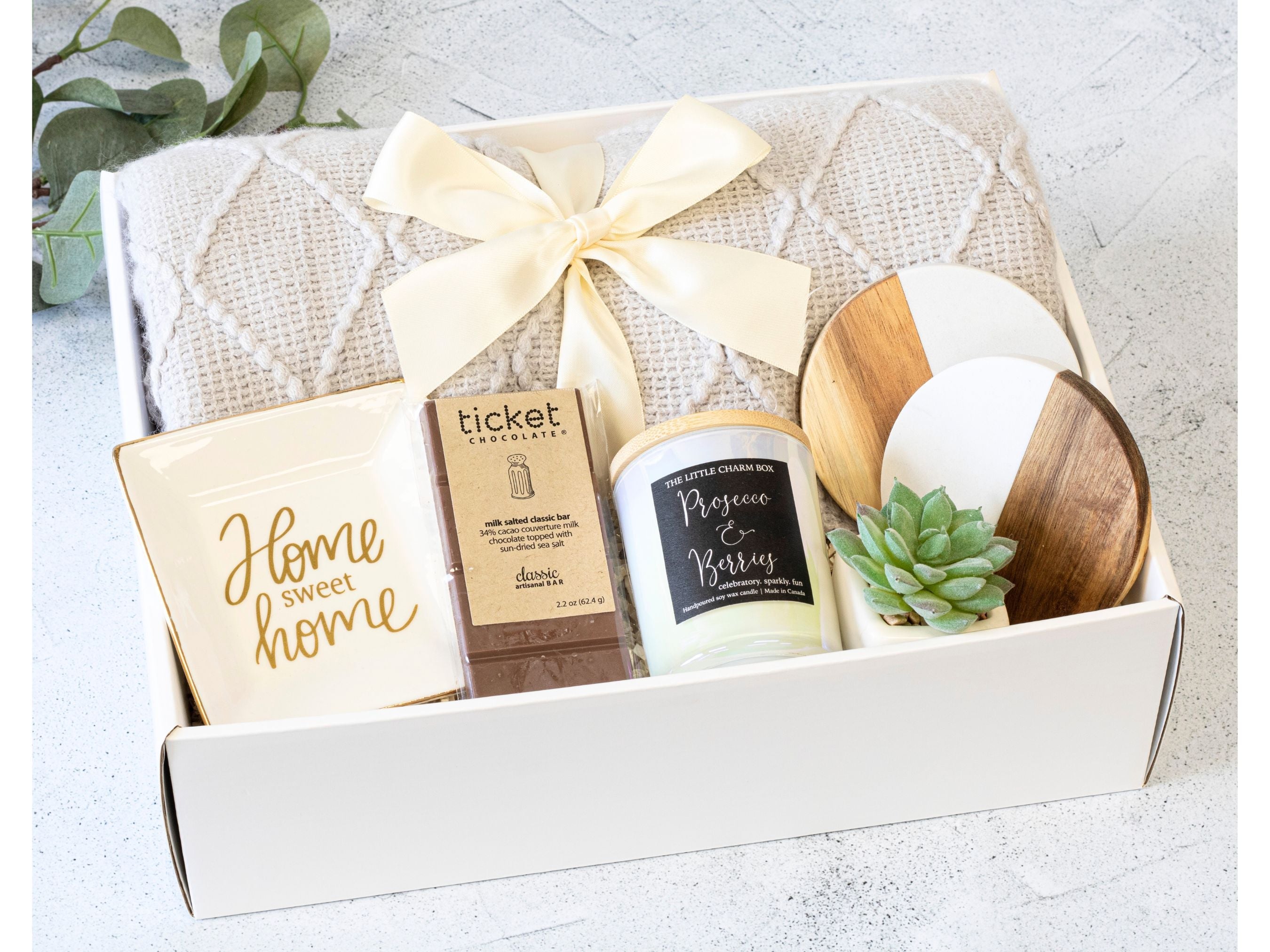 Home Sweet Home (Deluxe) – Cozy Housewarming & Wedding Gift Box – J&F ...